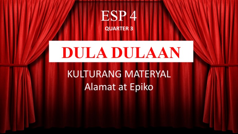 Dula Dulaan Backdrop | PDF