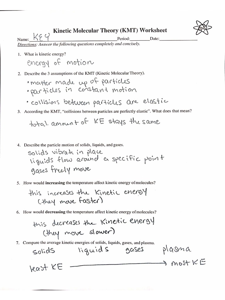 KMT Worksheet KEY | PDF