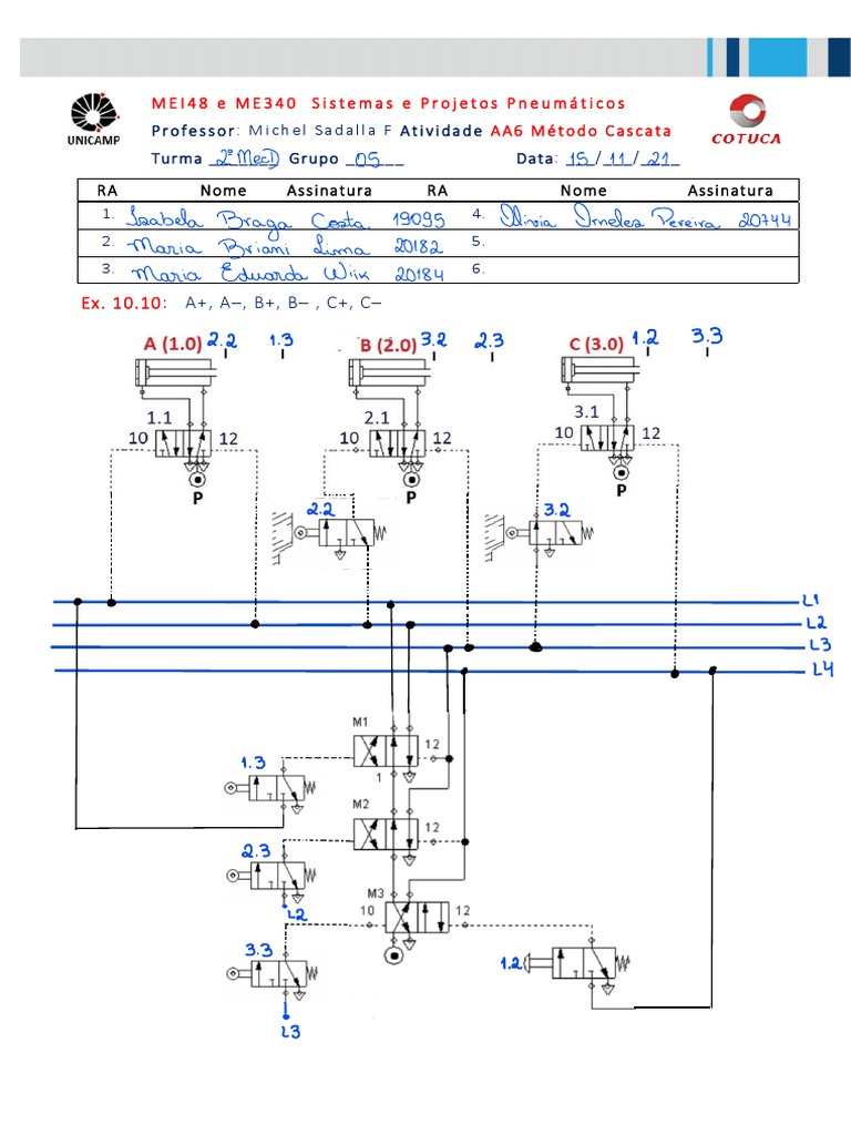 Pneumatica - Metodo Cascata | PDF