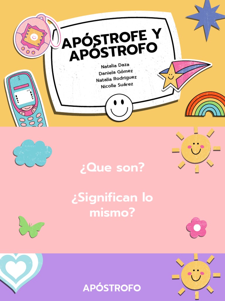 Apóstrofo y Apóstrofe | PDF