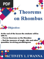 Theorems on Rectangles Lesson Plan | PDF | Rectangle | Elementary ...