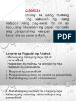 PPT - FPL 11 - 12 Q1 0303 - Mga Hakbang Sa Pagsulat NG Abstrak | PDF