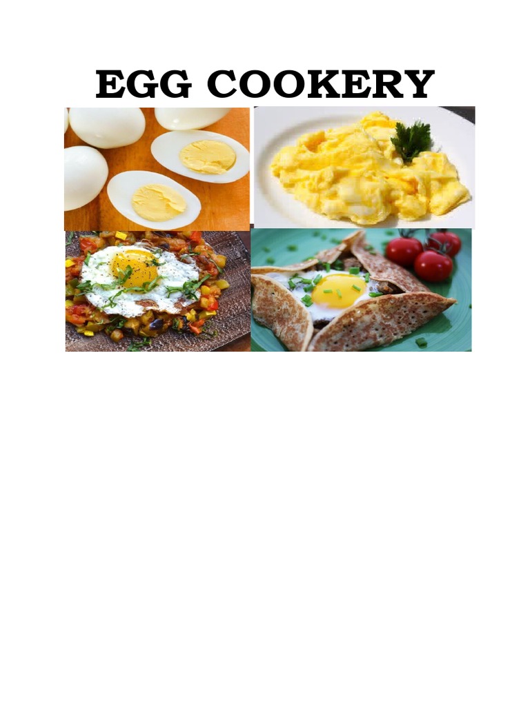 Egg Cooking Techniques Guide | PDF | Egg As Food | Cooking