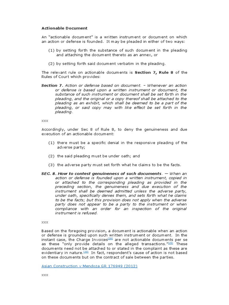 Actionable Document | PDF | Justice | Crime & Violence