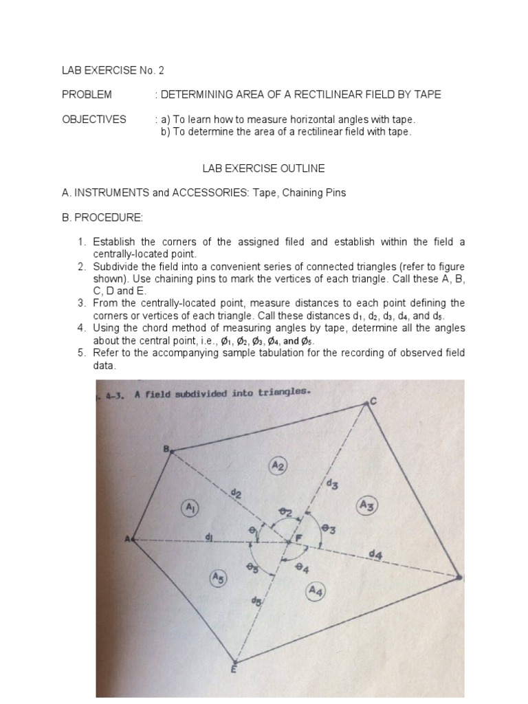 LAB EXERCISE No 2 | PDF | Triangle | Area