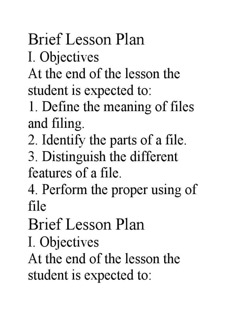 Brief Lesson Plan - G10 | PDF