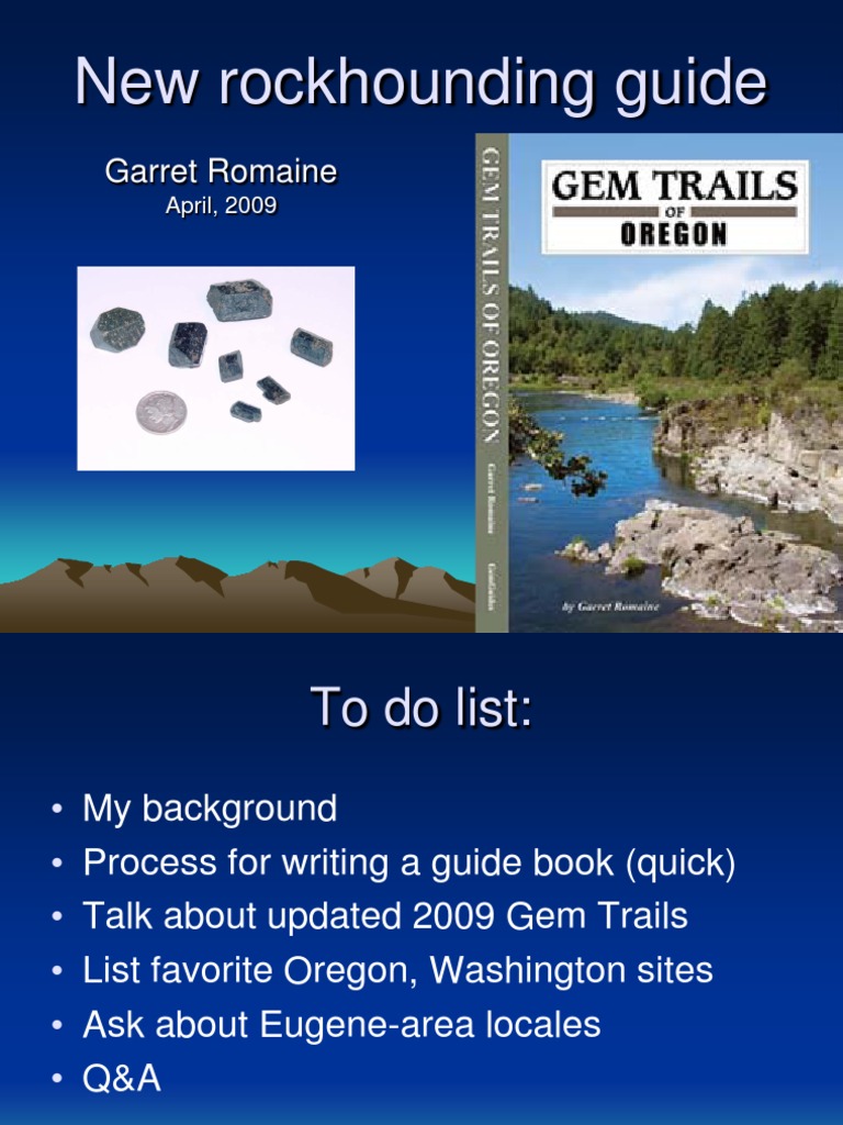 Oregon Rock Hounding 02 | PDF | Nature