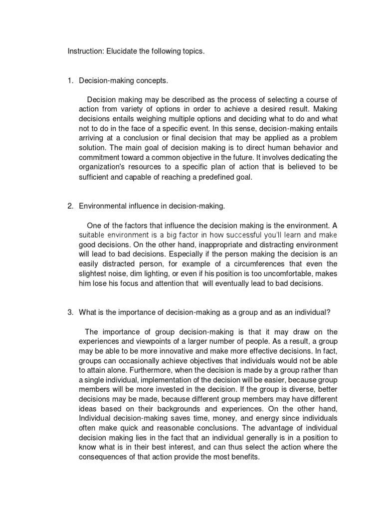CFLM Module 6 I | PDF