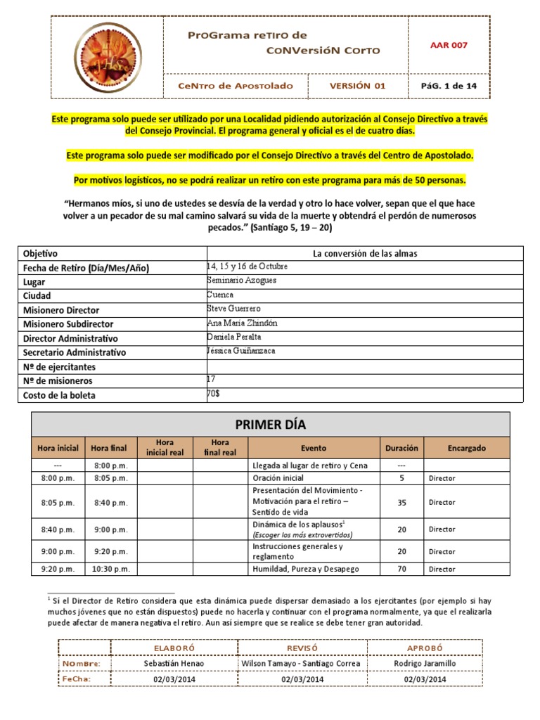 Programa Retiro de Conversin Octubre | PDF | Rosario