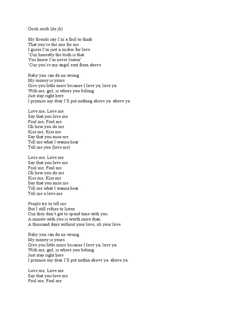 Love Me | PDF