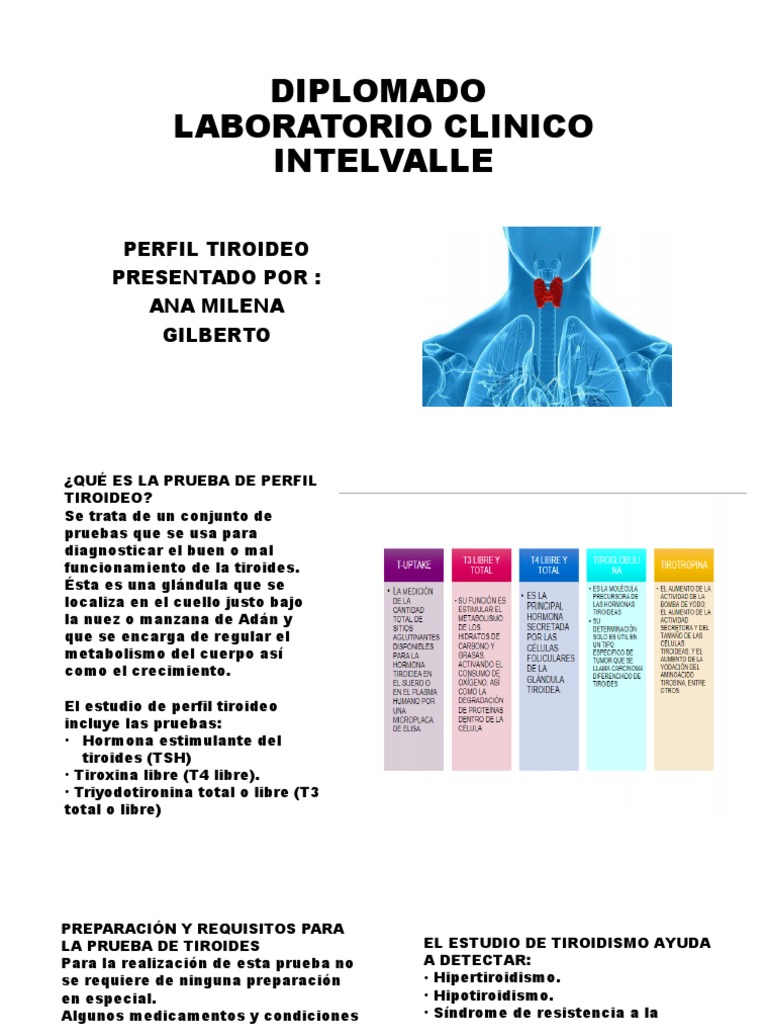 Perfil Tiroideo | PDF | Hormona estimulante de la tiroides | Tiroides