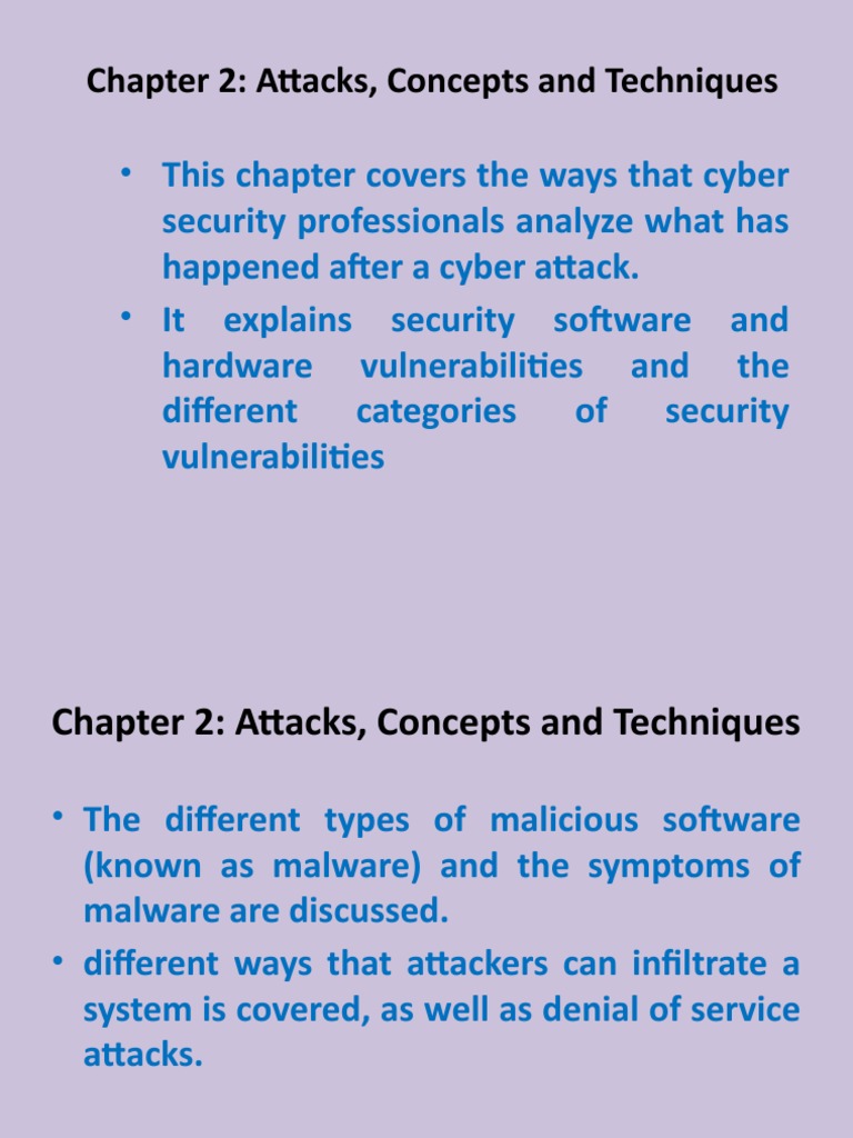 Attacks Concepts and Techniques | PDF | Malware | Computer Virus