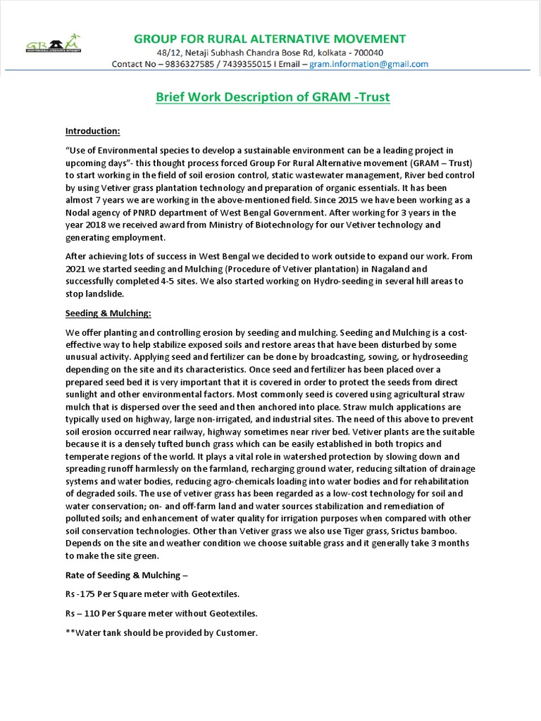 Hydroseeding | PDF | Mulch | Soil