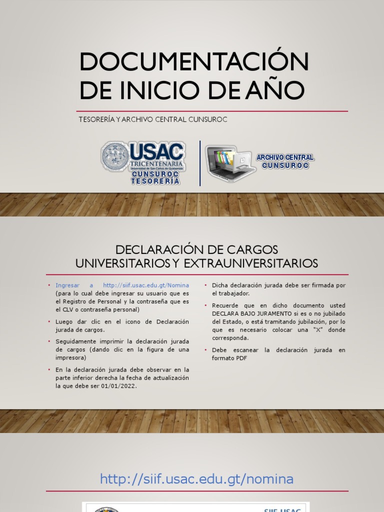 Documentación de Inicio de Año | PDF | Gobierno