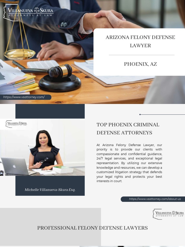 Arizona Felony Defense Lawyer - Phoenix, AZ | PDF | Criminal Defense ...