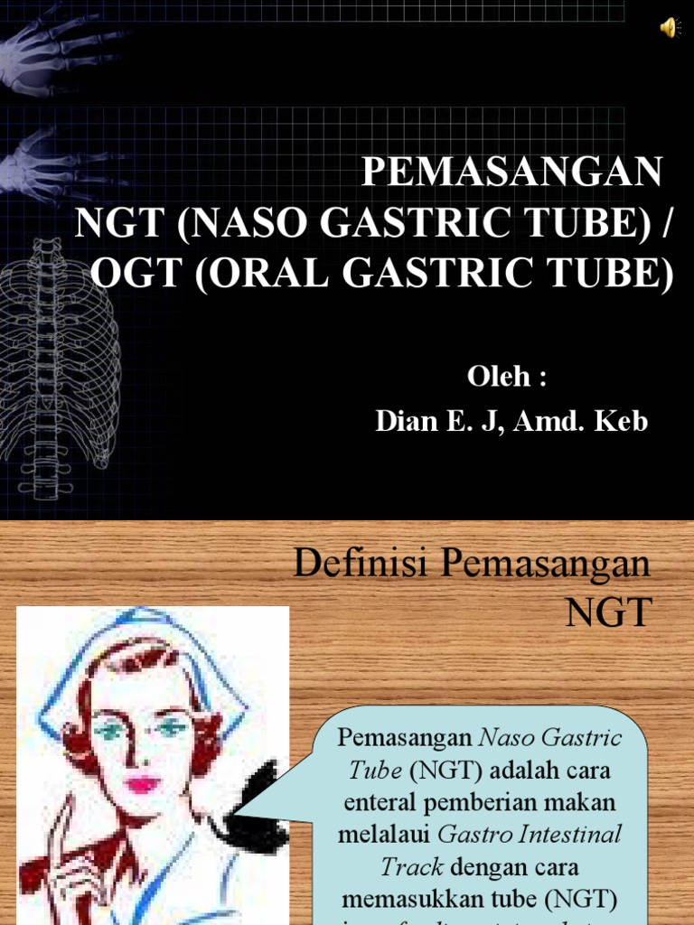 Panduan Pemasangan NGT dan OGT | PDF | Griya & Taman | Kesehatan Holistik