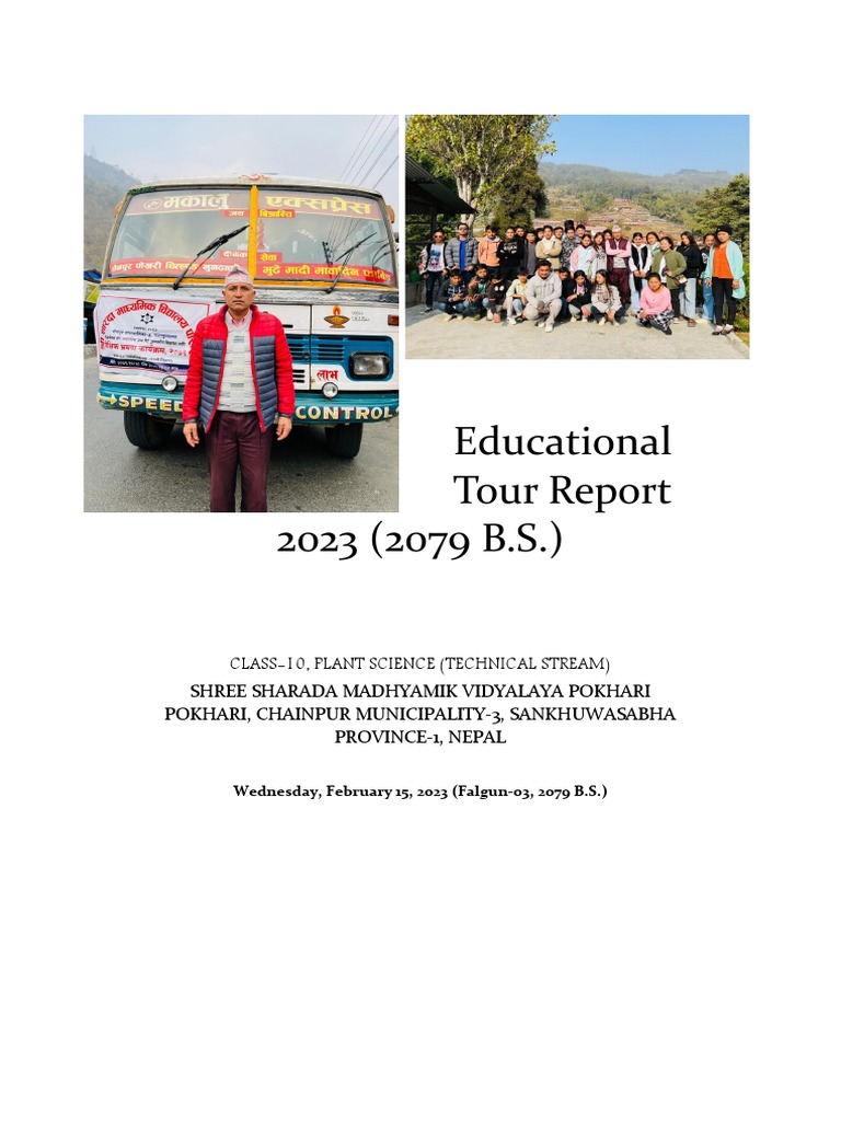 Educational Tour Report 2021 Edit | PDF | Farms | Agriculture