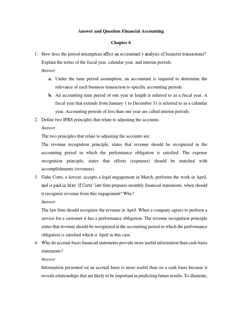 Answer and Question Financial Accounting Chapter 6 Inventory | PDF | Debits And Credits | Expense