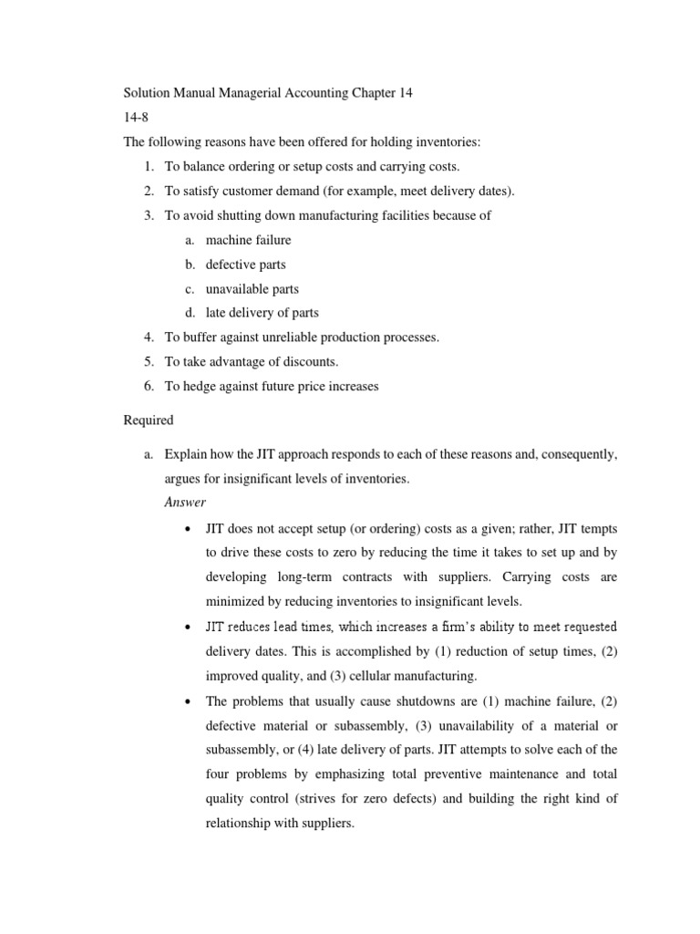 JIT Inventory Management Insights and Challenges | PDF | Lean Manufacturing | Inventory