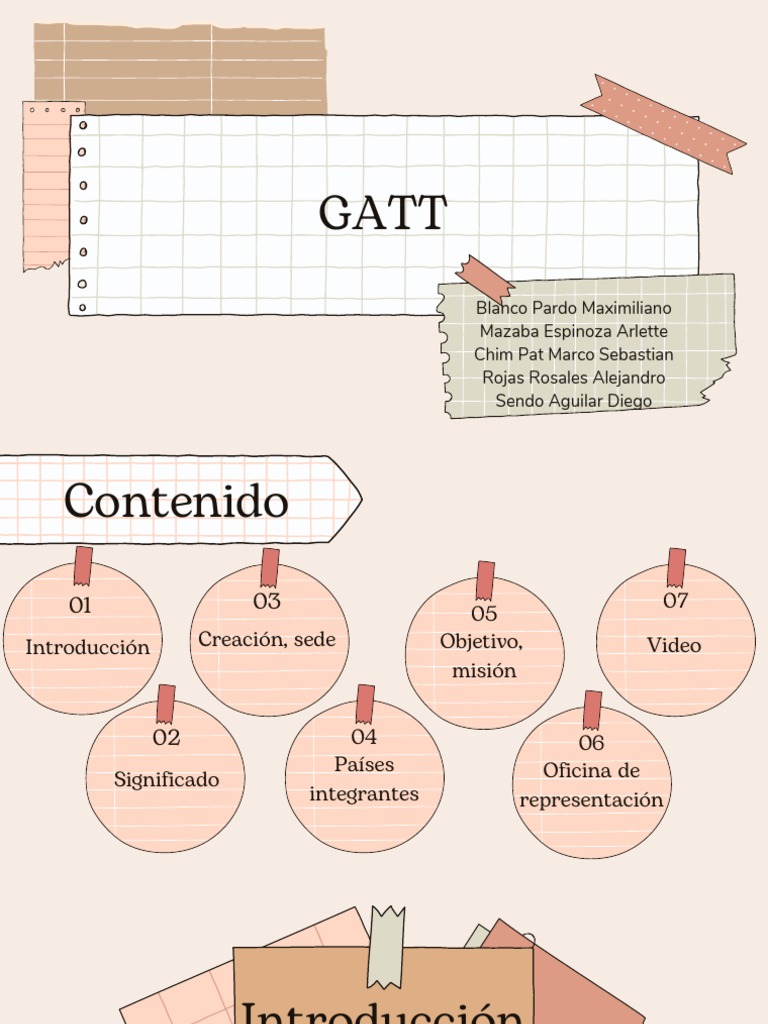 GATT | PDF | Acuerdo General sobre Aranceles Aduaneros y Comercio ...