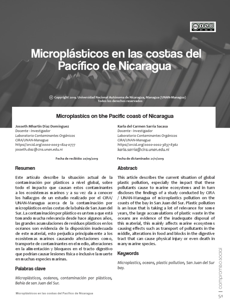 Microplasticos en Costas Del Pacifico | PDF | Residuos | El plastico