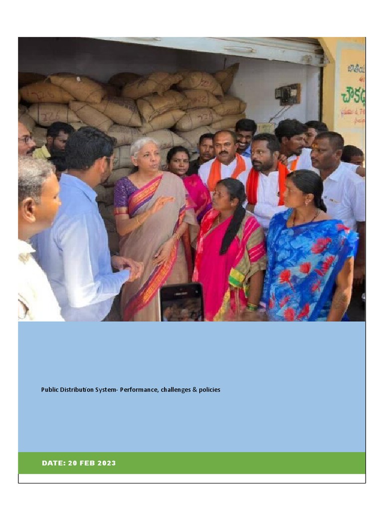 Public Distribution System | PDF