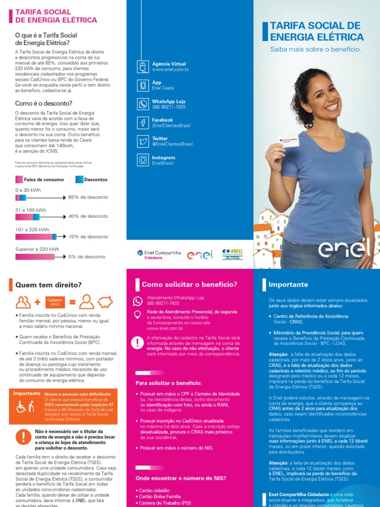 Ce - Folder Tarifa Social | PDF