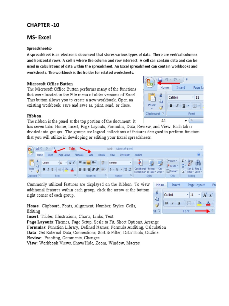 m5 Excel | PDF | Microsoft Excel | Spreadsheet