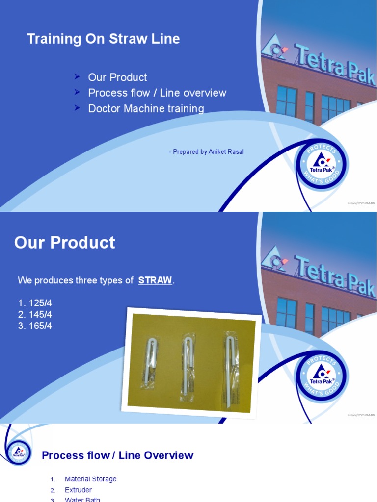 Training of Straw Line | PDF | Materials | Applied And ...