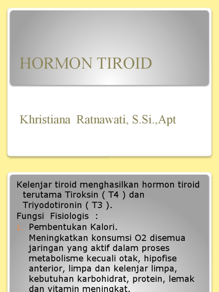 Hormon Tiroid | PDF