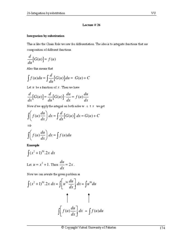 Lecture 26 Pdf Integral Analysis