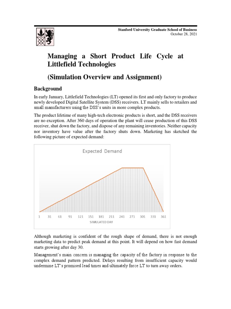 Littlefield Technologies Simulation Guide | PDF | World Wide Web ...