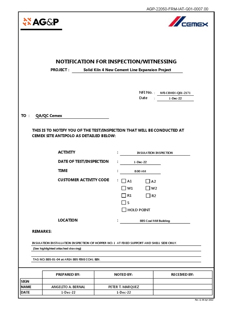 01 Dec 22 Nfi Cemex Q01 2171 | PDF