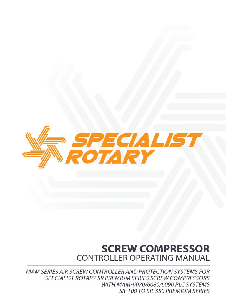 SR Premium Screw Compressor Manual | PDF | Power Inverter | Electric Motor