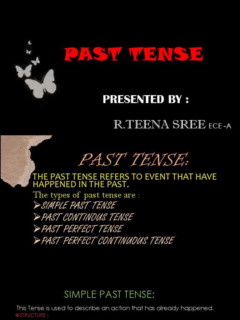 The Past Tense: A Comprehensive Guide to Simple Past, Past Continuous ...