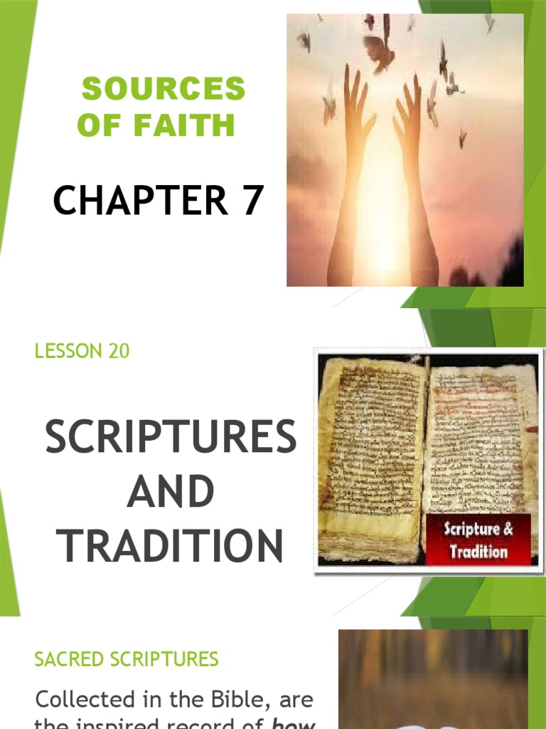 Chapter 7 Sources of Faith | PDF | Bible | Biblical Inerrancy