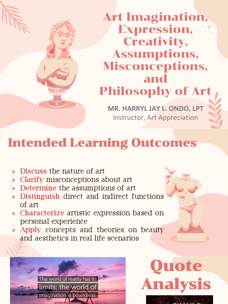 Art Imagination, Expression, Creativity, Assumptions, Misconceptions ...