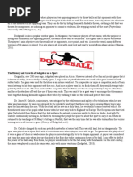 Origins and History of Dodgeball | PDF | Games Of Physical Skill | Ball ...