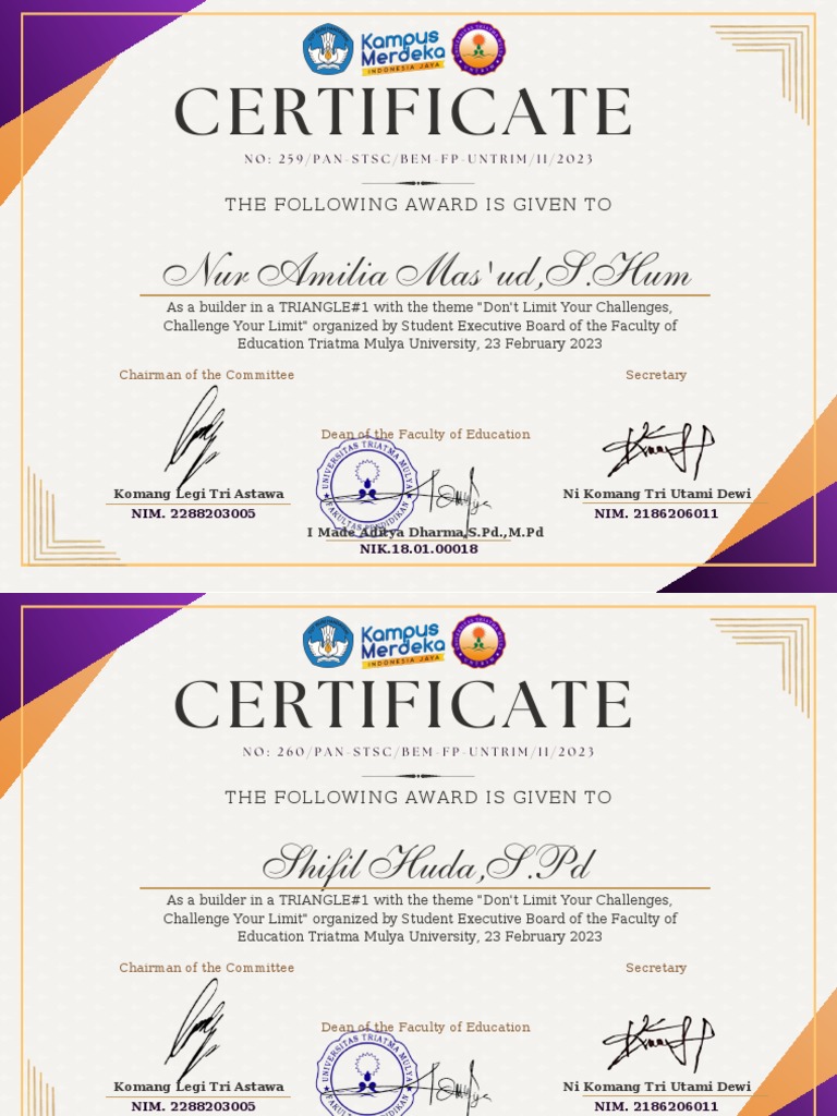 Sertifikat Pembina Pdf