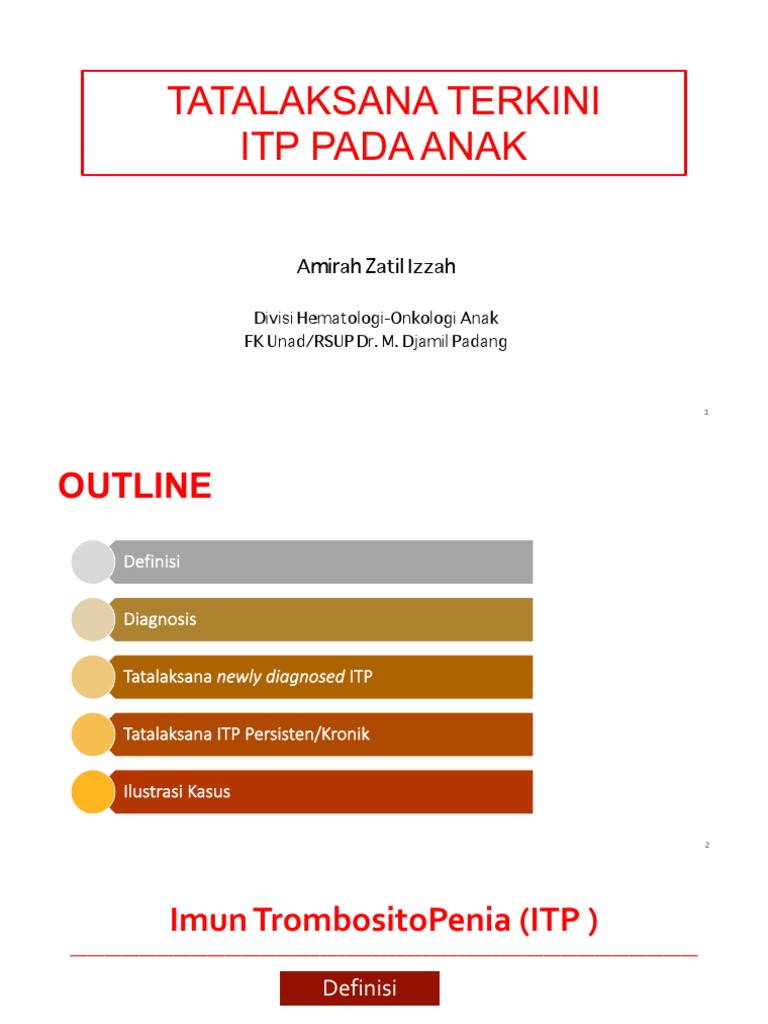 Tatalaksana ITP pada Anak Terbaru | PDF | Pengembangan Diri