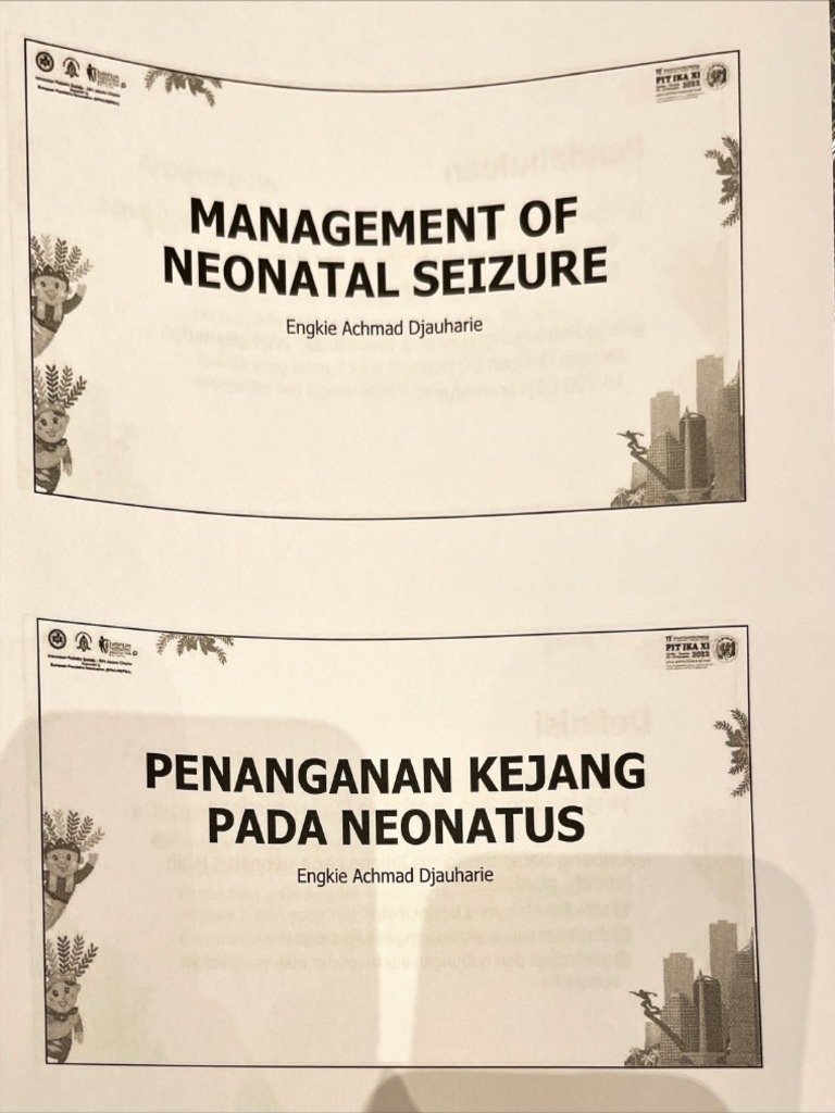 Manajemen Kejang Neonatus - Dr. Engkie (1) Pit | PDF