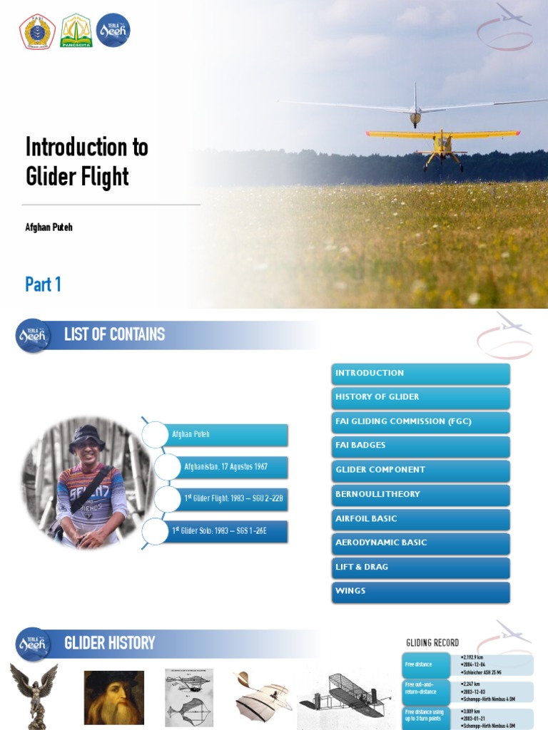 Introduction To Glider Flight - Part 1 | PDF | Gliding | Flight Control ...