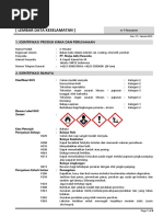 MSDS - 96 - 2017 (Etanol Indonesia) | PDF