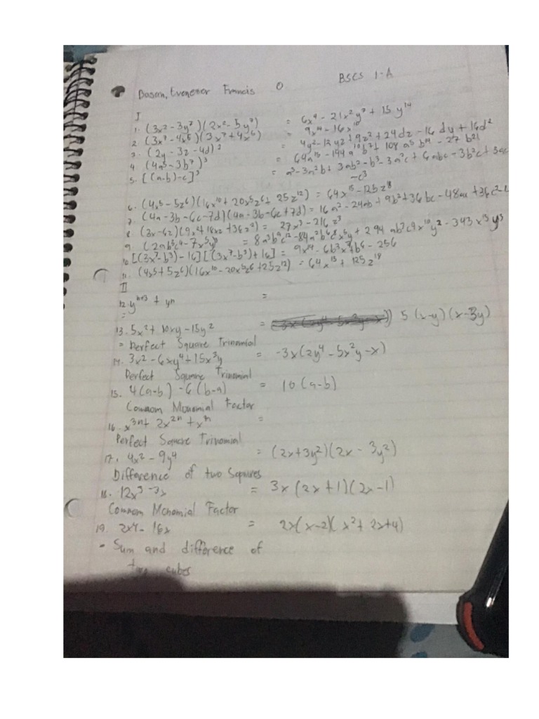 Basan Algebra Act 4 | PDF