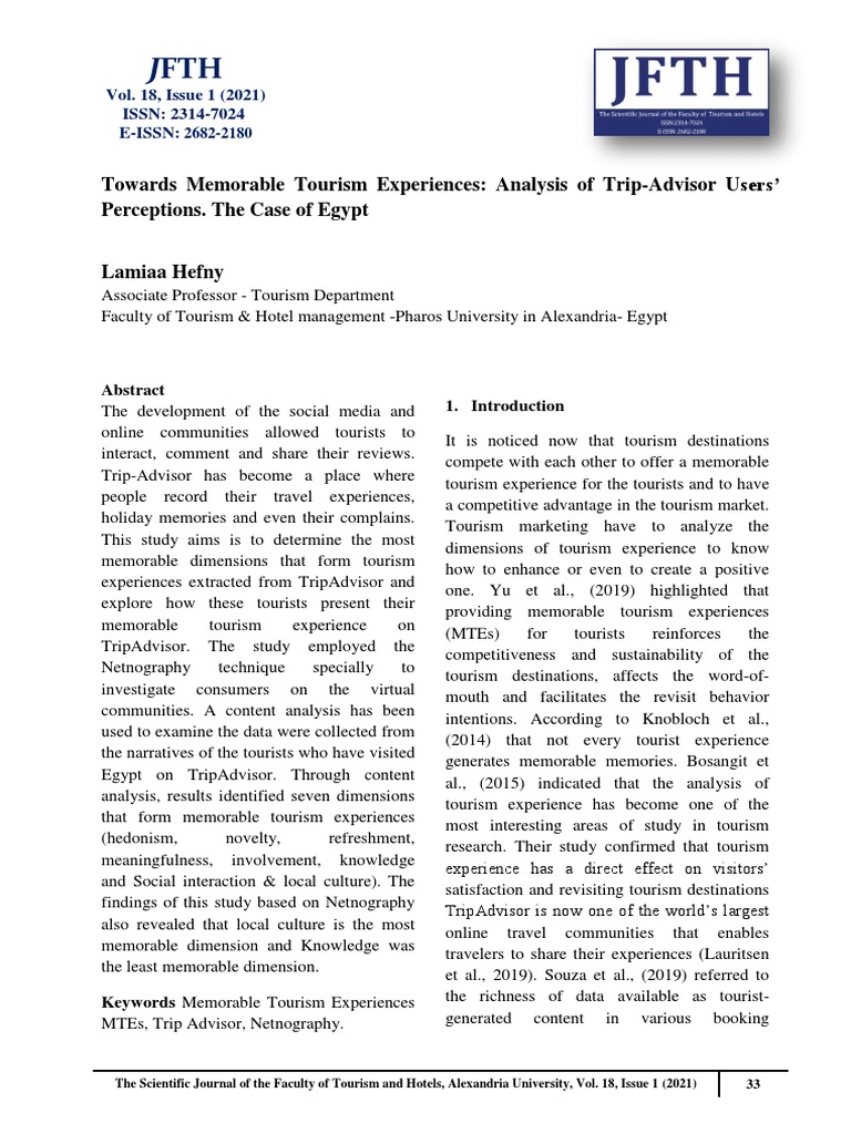 THALEXU-Volume 18-Issue Vol. 18-Issue 1 - Page 33-48 | PDF | Tourism ...