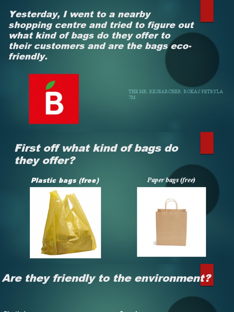 A Short Research About Plastic Bags | PDF