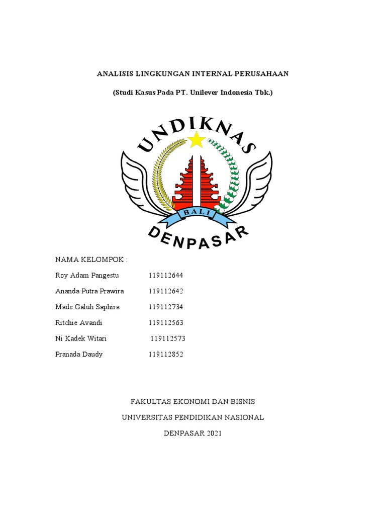 Analisis Lingkungan Internal Perusahaan | PDF