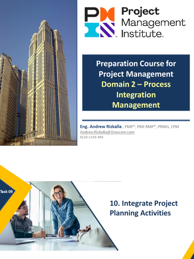 Process Domain 2 - Integration | PDF | Project Management | Governance