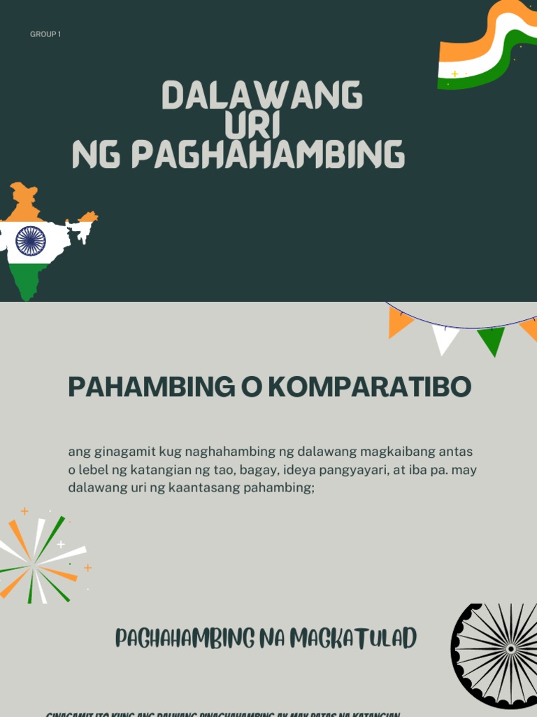 Dalawang Uri NG Paghahambing | PDF Dalawang Uri NG Paghahambing | PDF