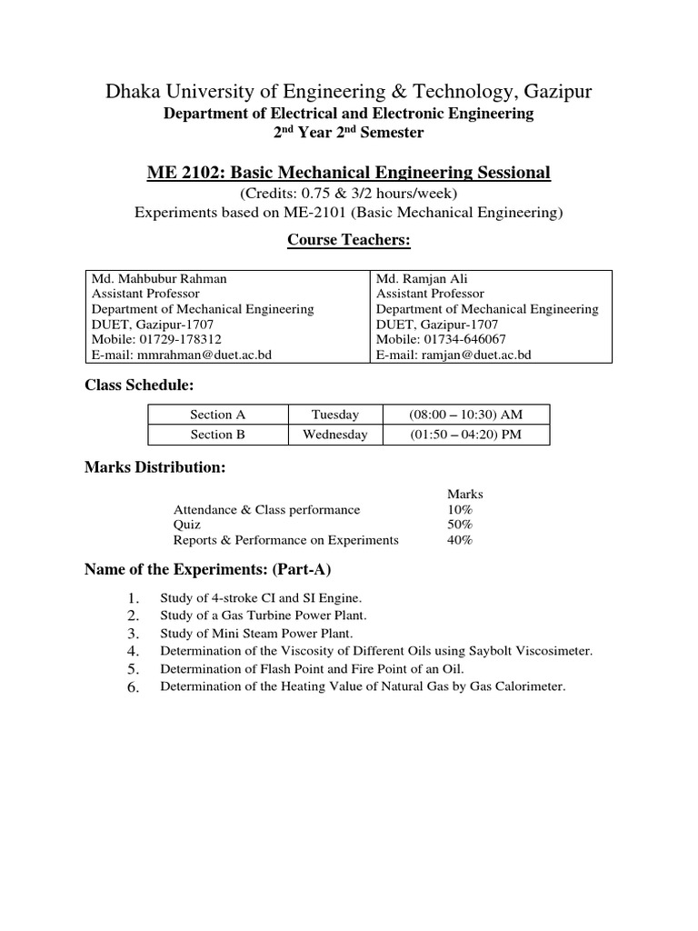 Expt# 01 (Study of 4-Stroke SI and CI Engines) | PDF | Internal ...